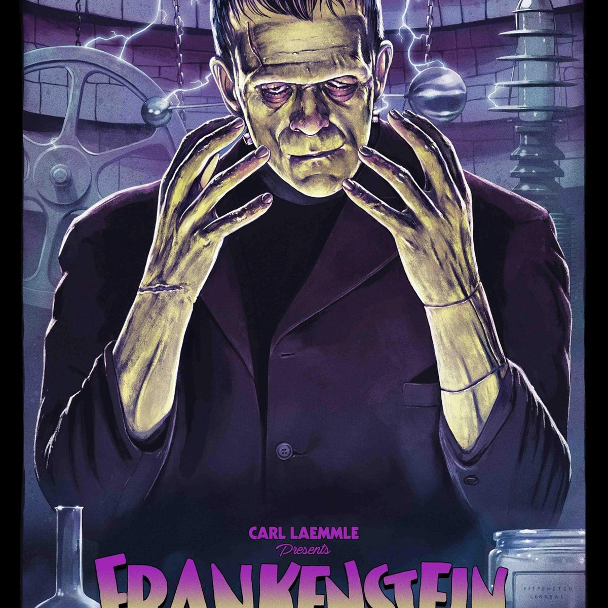 Frankenstein Movie Poster by Tom Walker - Limited Edition Screen Print ...