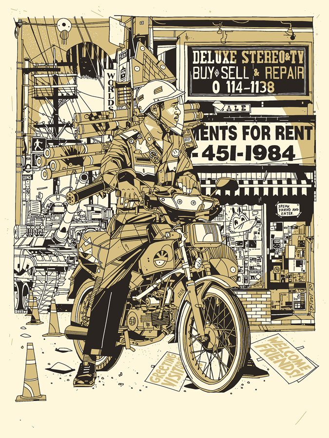 FRIENDSHIP IS UNIVERSAL by Tyler Stout – RARE PRINTS AND POSTERS