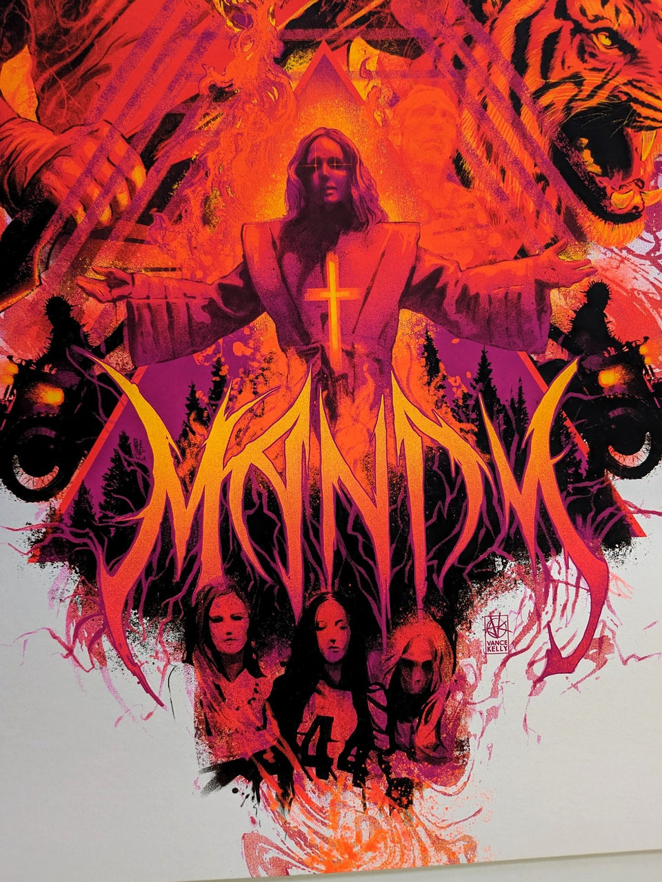 MANDY (gloss black foil) by Vance Kelly – RARE PRINTS AND POSTERS