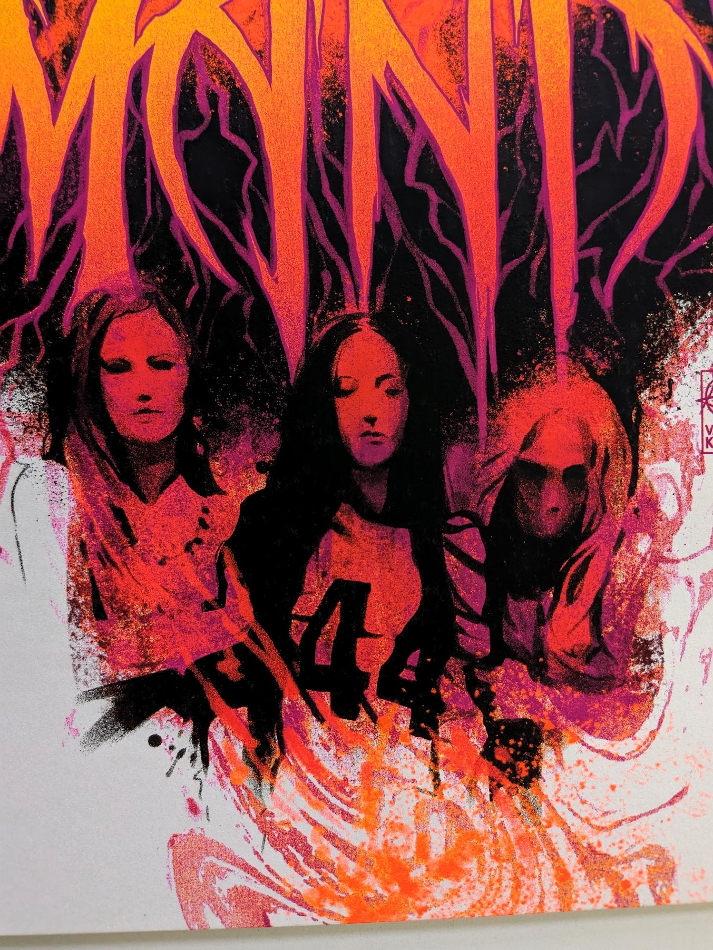 MANDY (gloss black foil) by Vance Kelly – RARE PRINTS AND POSTERS