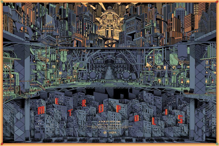 Metropolis Regular Print By Kilian Eng Silkscreen – RARE PRINTS AND POSTERS