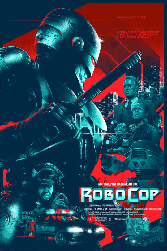 ROBOCOP (variant) by Vance Kelly – RARE PRINTS AND POSTERS