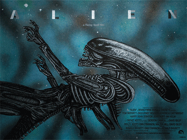 ALIEN (variant) by N.E. – RARE PRINTS AND POSTERS