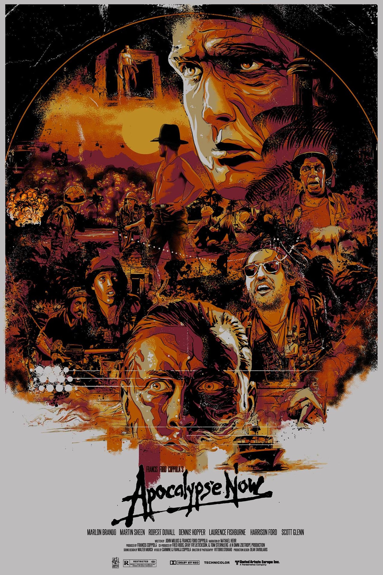 Apocalypse Now Variant Screen Print By Vance Kelly – RARE PRINTS AND ...