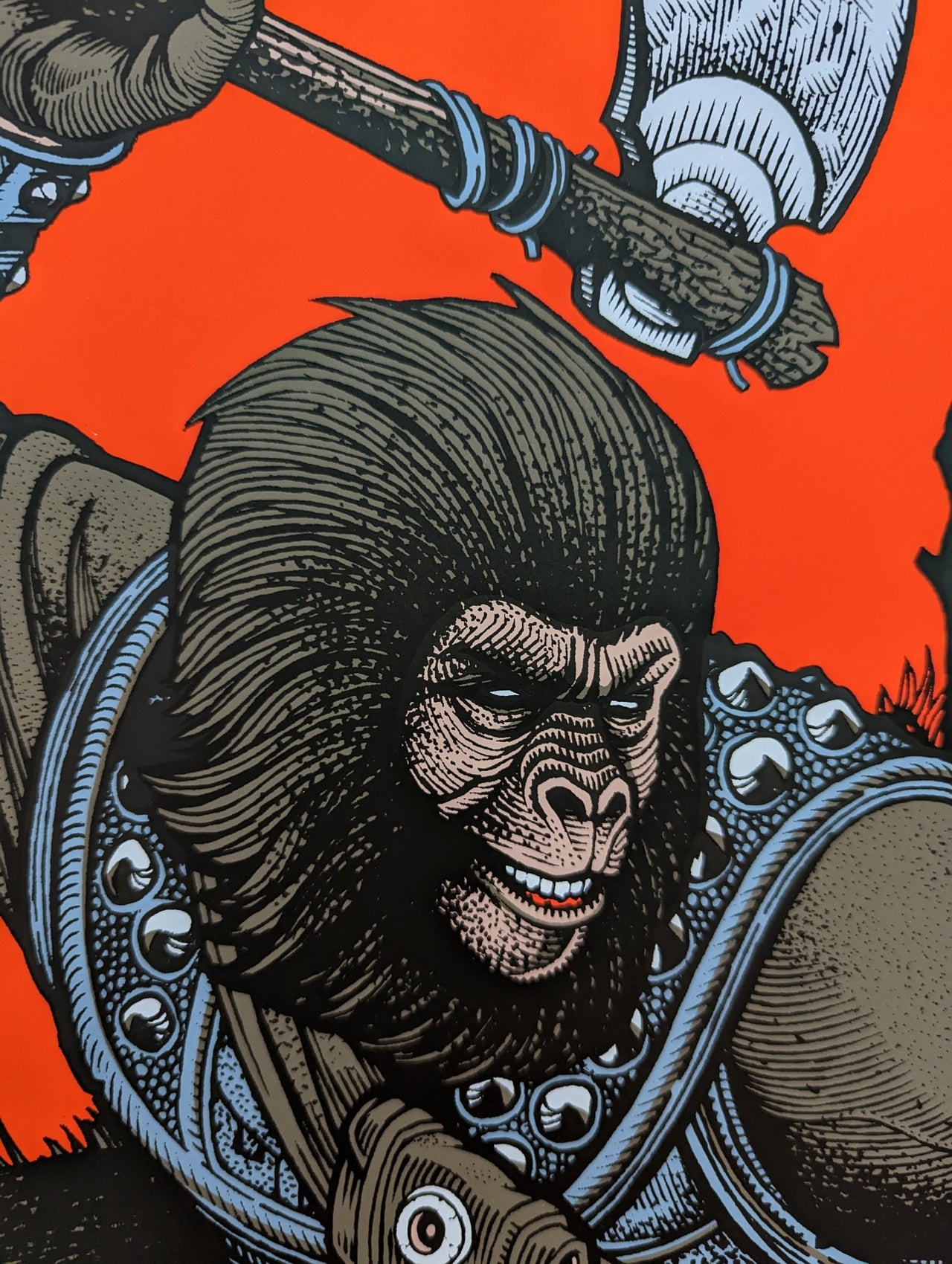 BATTLE FOR THE PLANET OF THE APES (regular) by Florian Bertmer – RARE PRINTS AND POSTERS