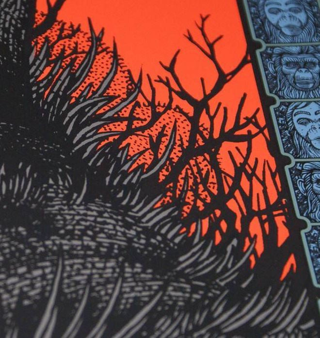 BATTLE FOR THE PLANET OF THE APES (regular) by Florian Bertmer – RARE PRINTS AND POSTERS