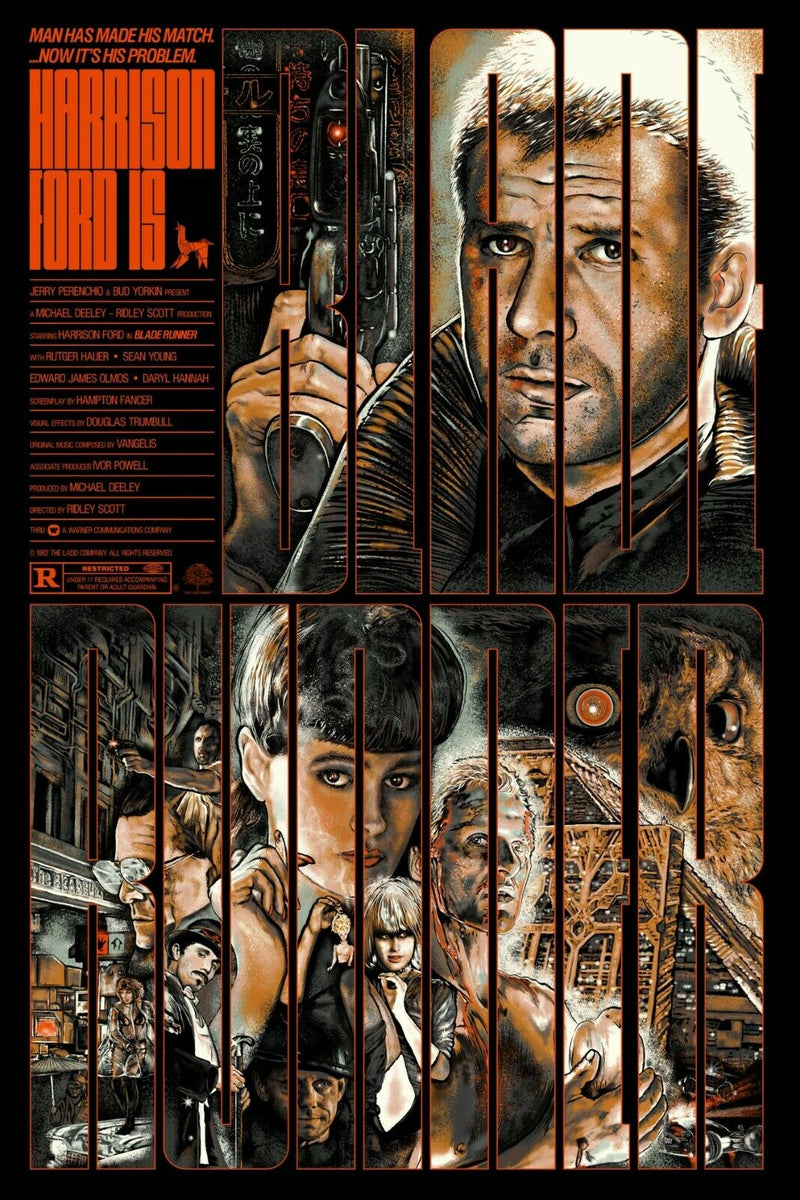 Blade Runner Regular Print by Christopher Cox – RARE PRINTS AND POSTERS