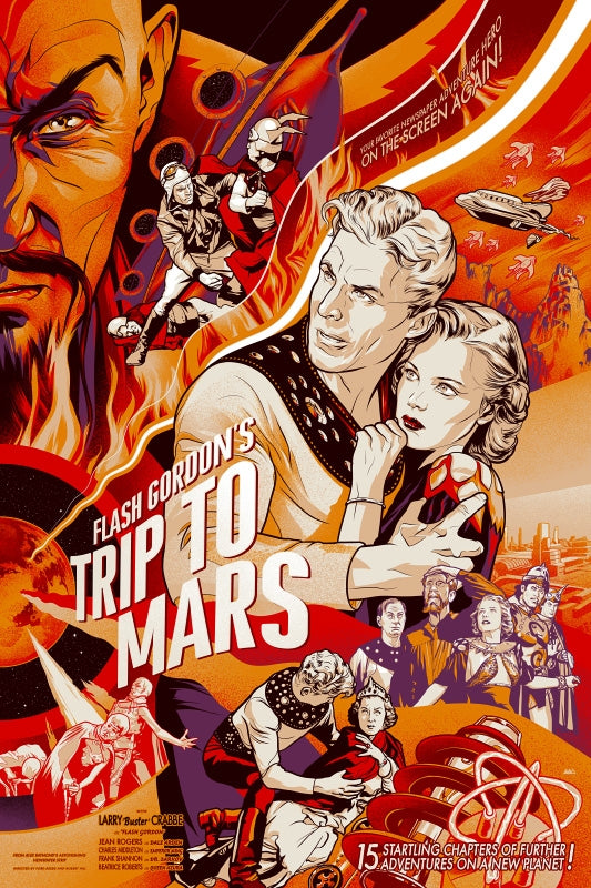 FLASH GORDON (regular) by Martin Ansin – RARE PRINTS AND POSTERS