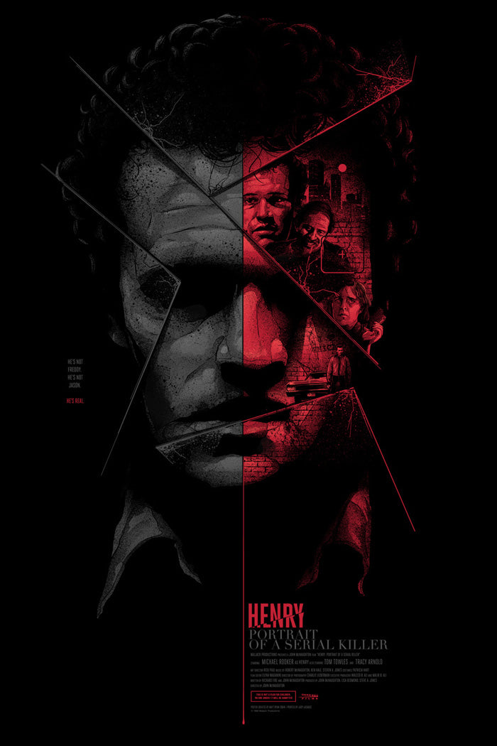 HENRY: PORTRAIT OF A SERIAL KILLER screen print by Matt Ryan Tobin ...