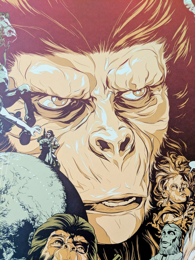 PLANET OF THE APES (regular) by Martin Ansin – RARE PRINTS AND POSTERS