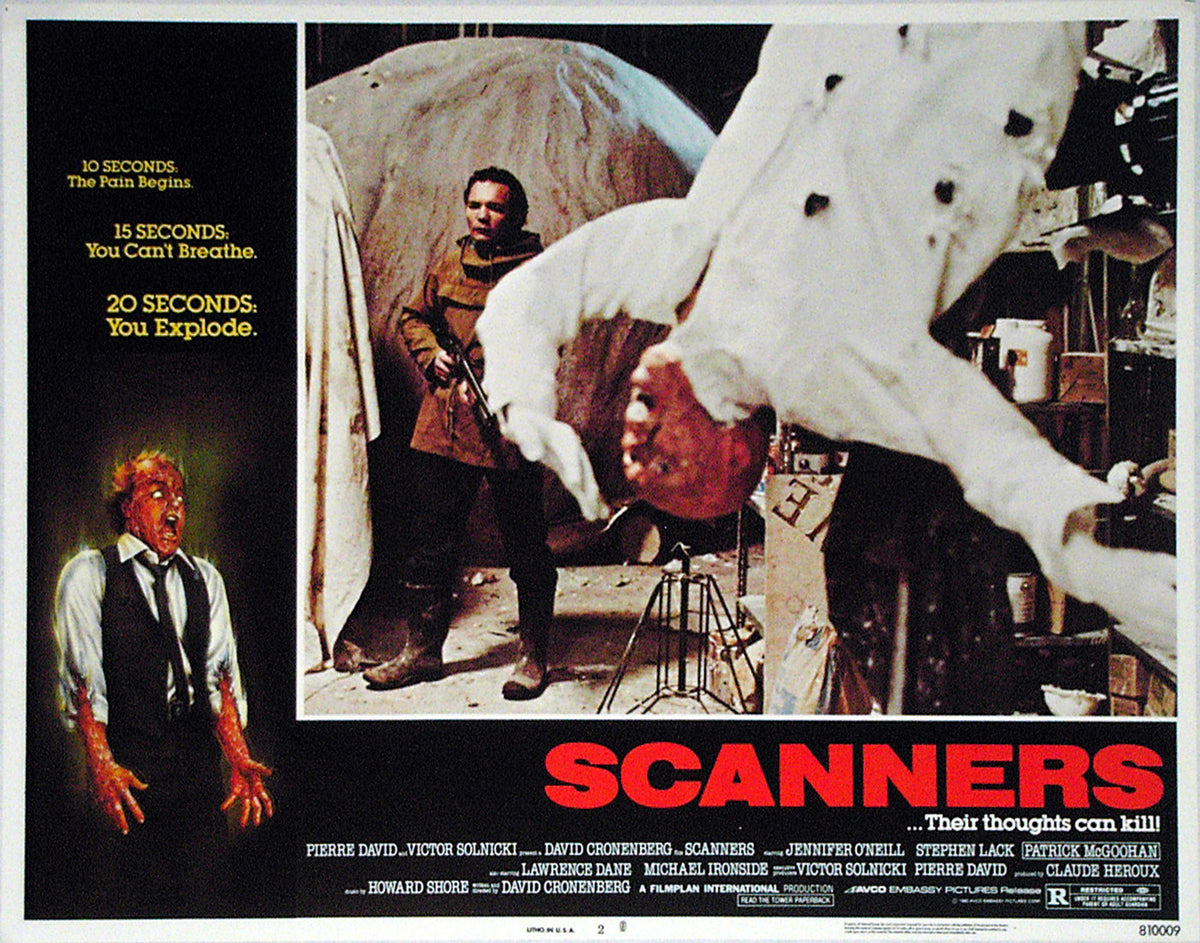 SCANNERS - US lobby card v2 – RARE PRINTS AND POSTERS