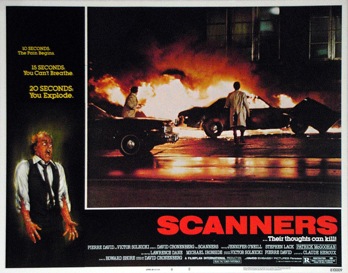 SCANNERS - US lobby card v8 – RARE PRINTS AND POSTERS